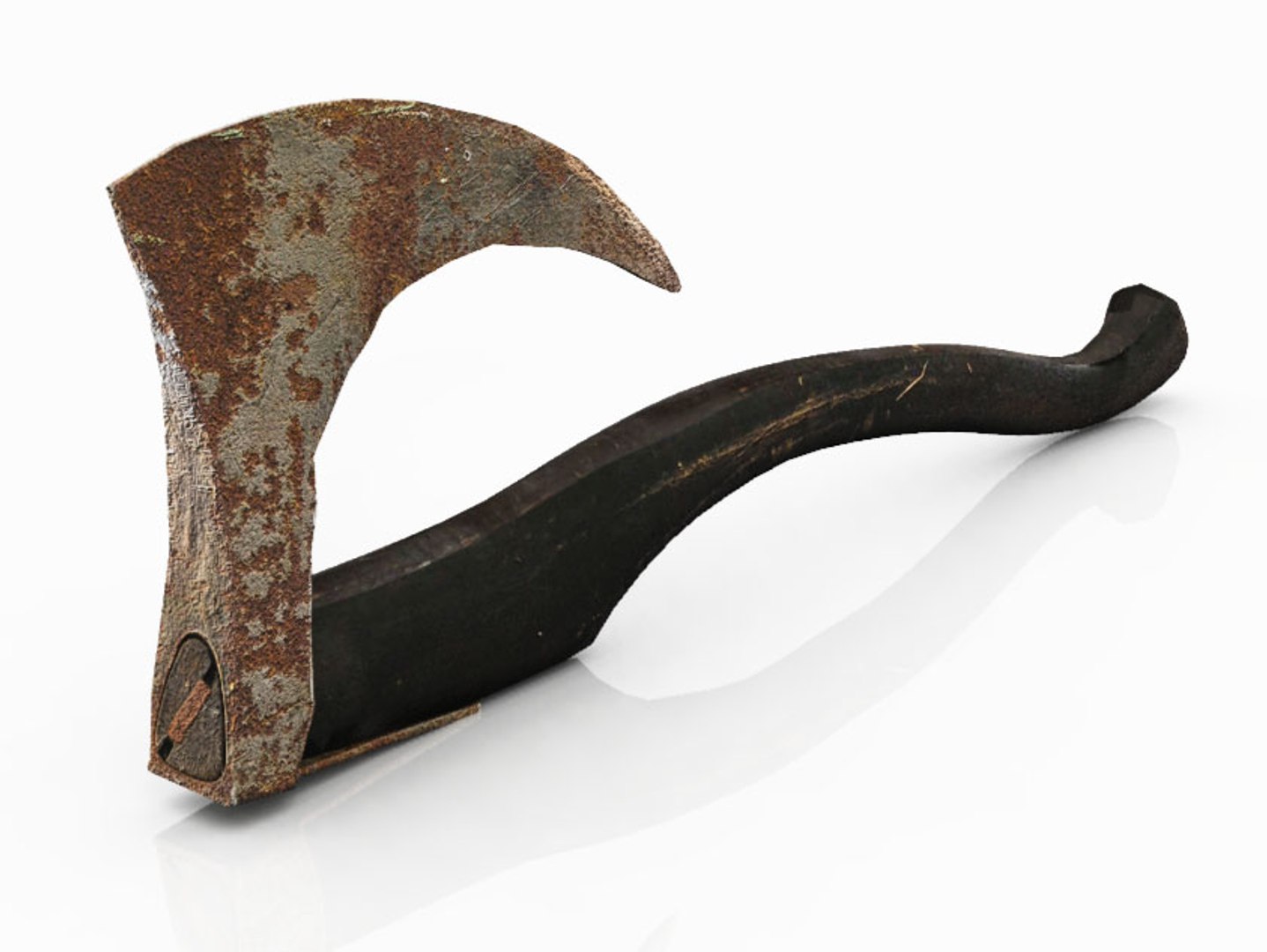 3d Model Of Long Axe