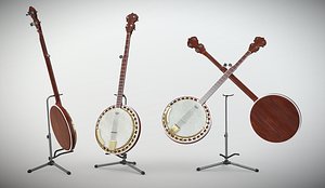 3D Banjo Models - Browse & Download Formats - TurboSquid
