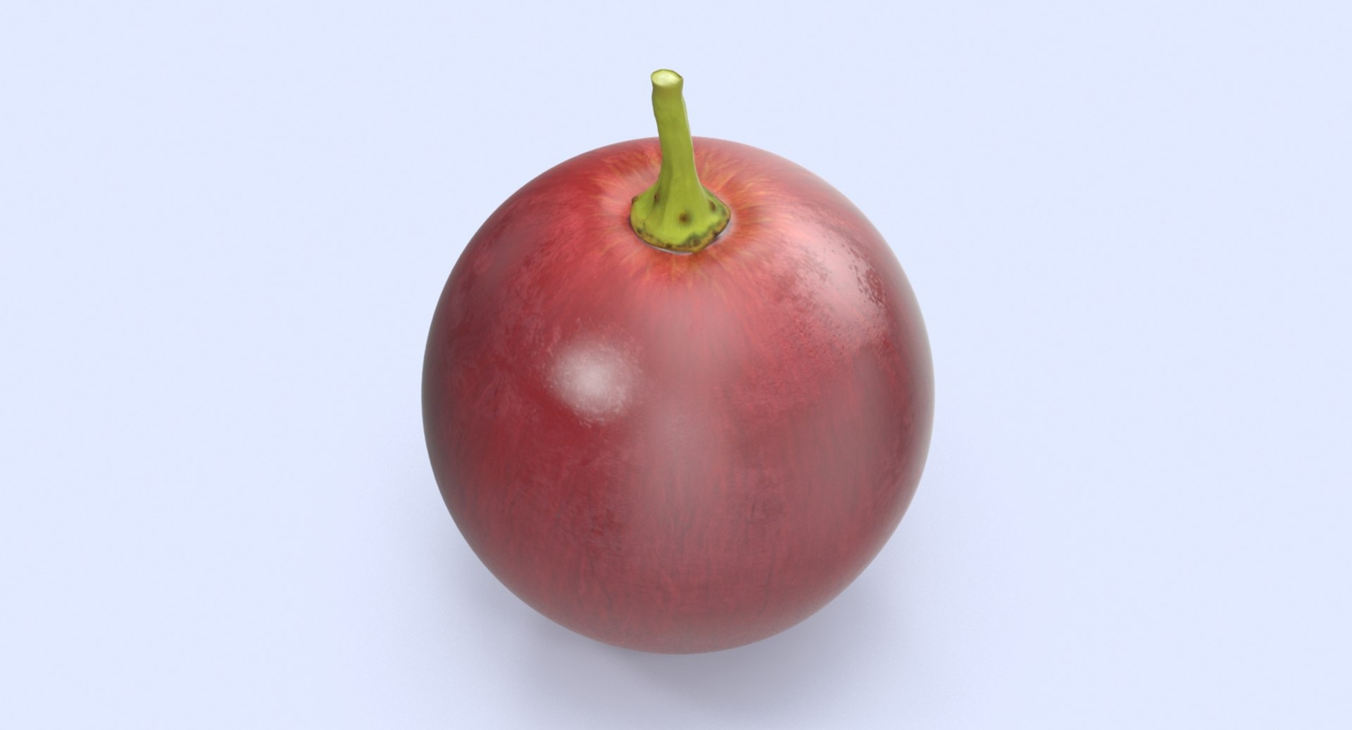 3d Red Grape Model