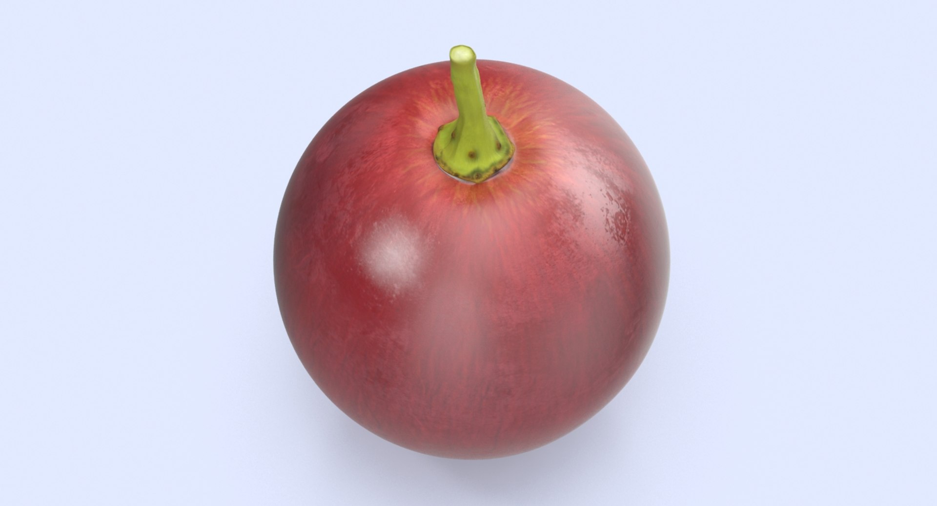 3d Red Grape Model