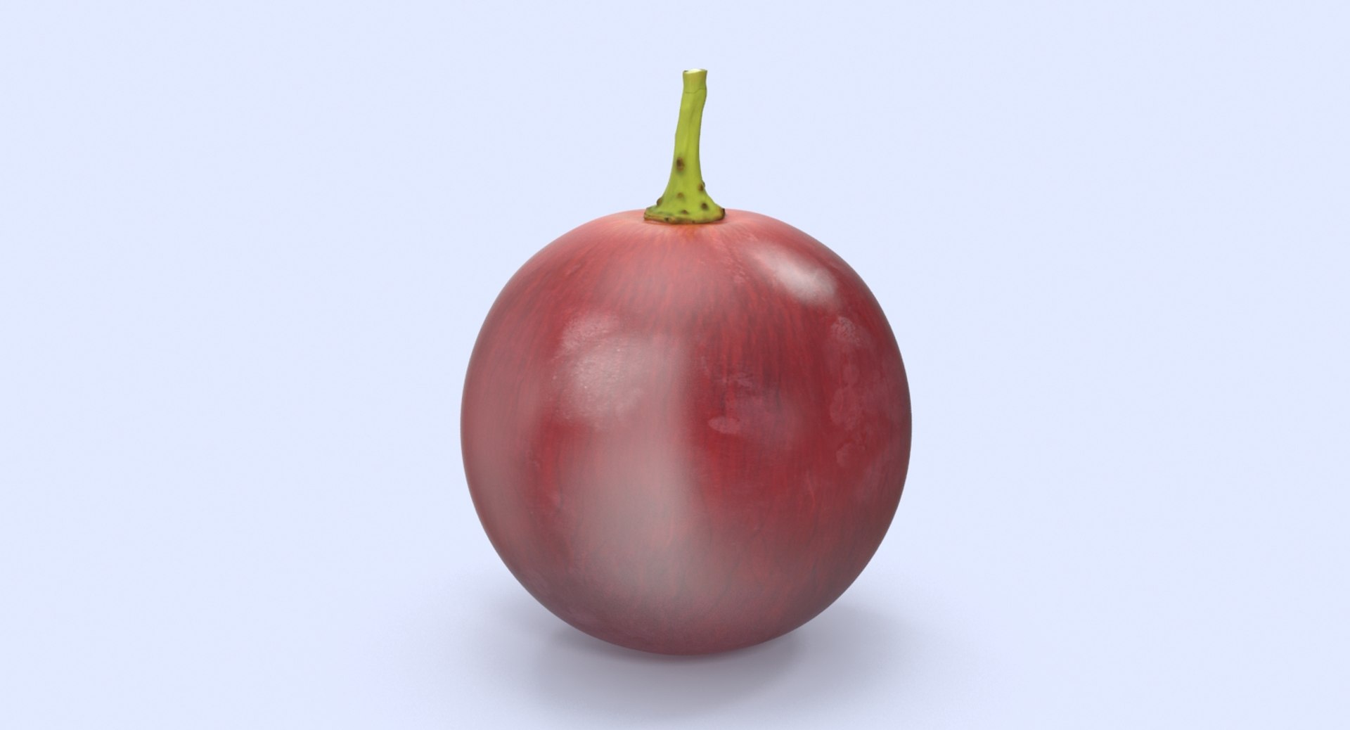 3d Red Grape Model