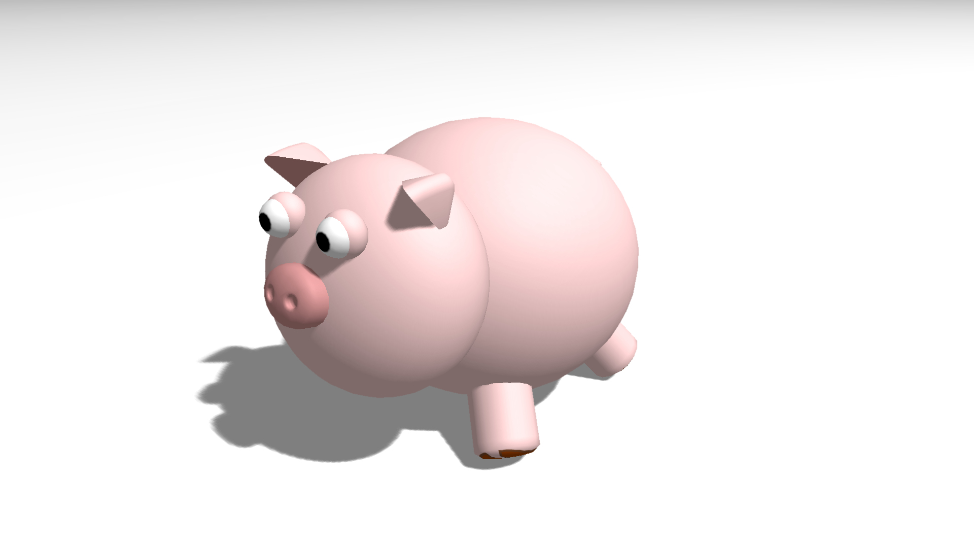 Cartoon Pig 3D Model - TurboSquid 2090361