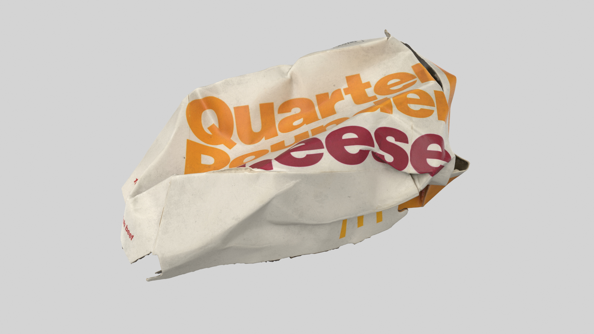 3D Model Fast Food Trash Burger Box - TurboSquid 1961353