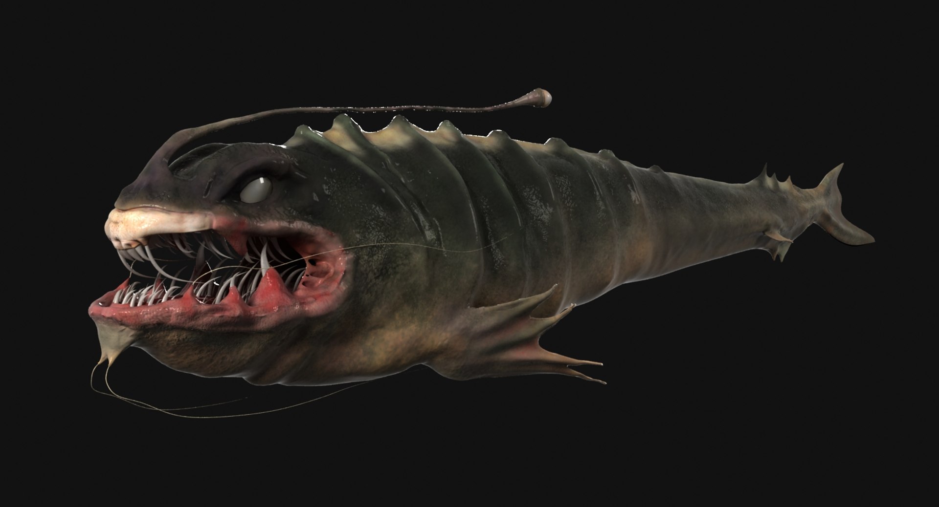 Sea Monster 3d Model