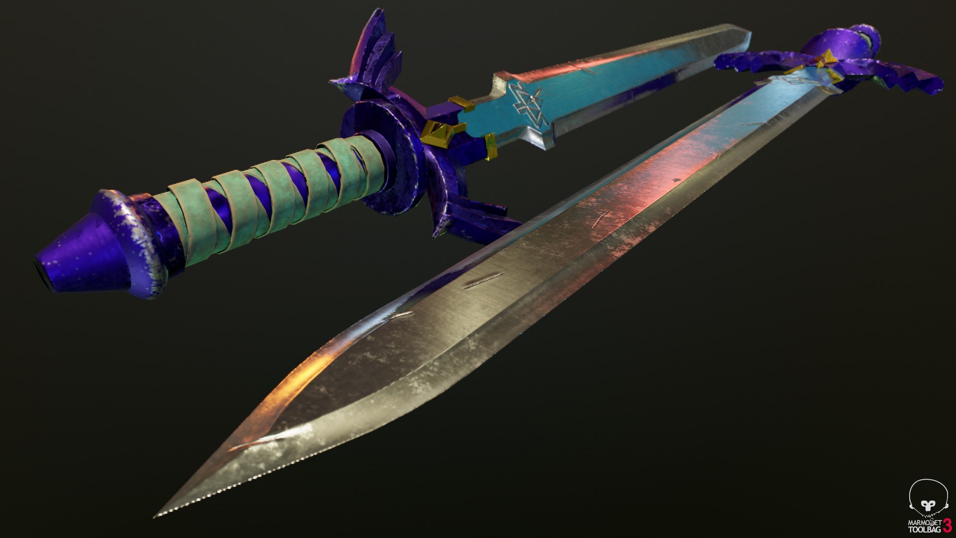 Master Sword Pbr Ready Model - TurboSquid 1412000