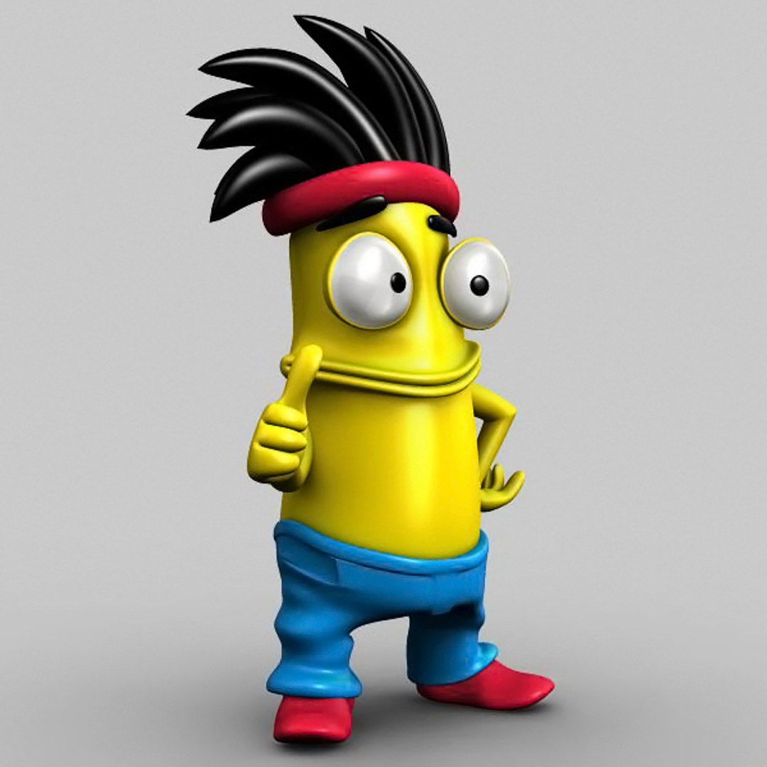 3d Cartoon Character Model