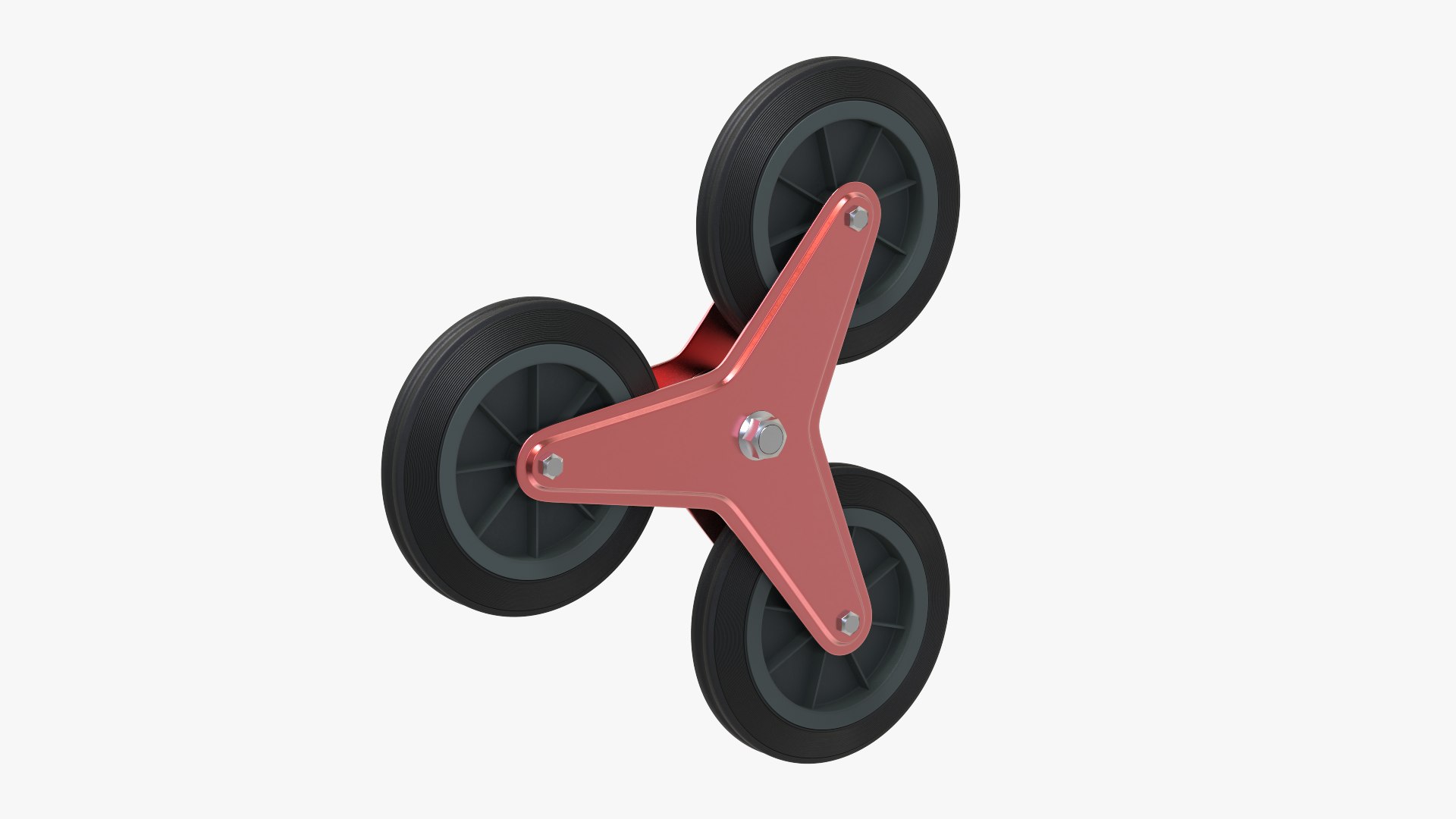Triple Wheels Star 3D - TurboSquid 2073870