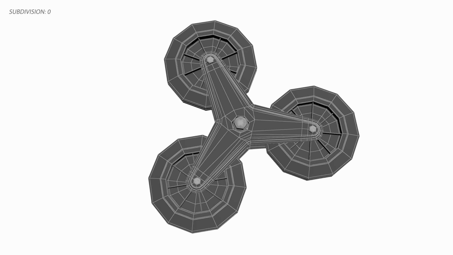 Triple Wheels Star 3D - TurboSquid 2073870