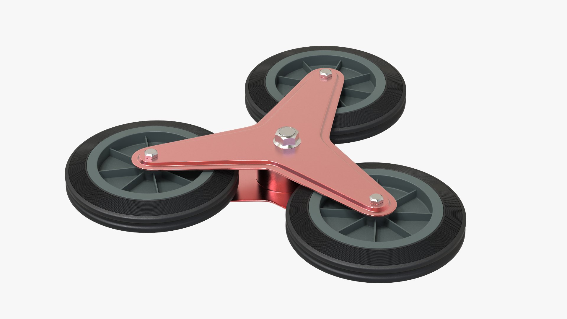 Triple Wheels Star 3D - TurboSquid 2073870