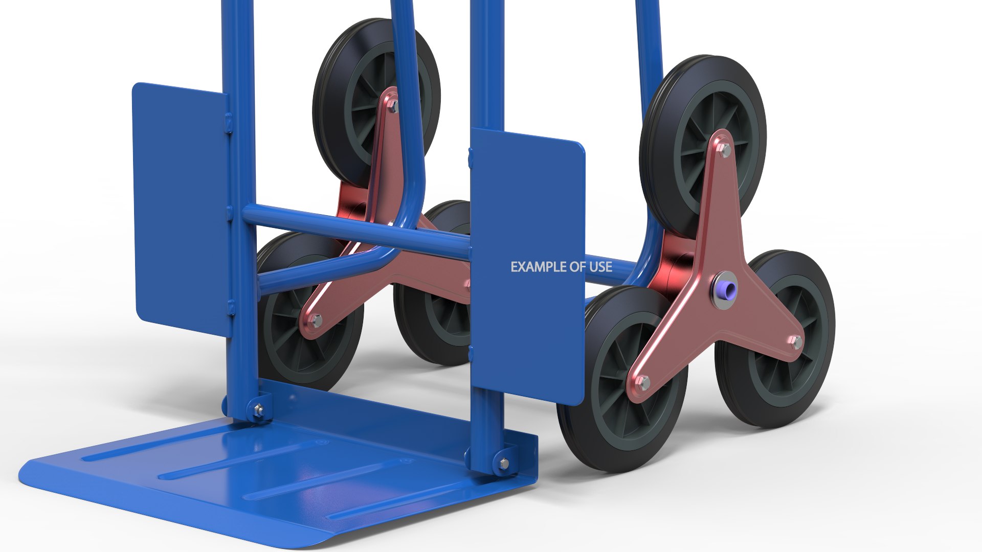 Triple Wheels Star 3D - TurboSquid 2073870