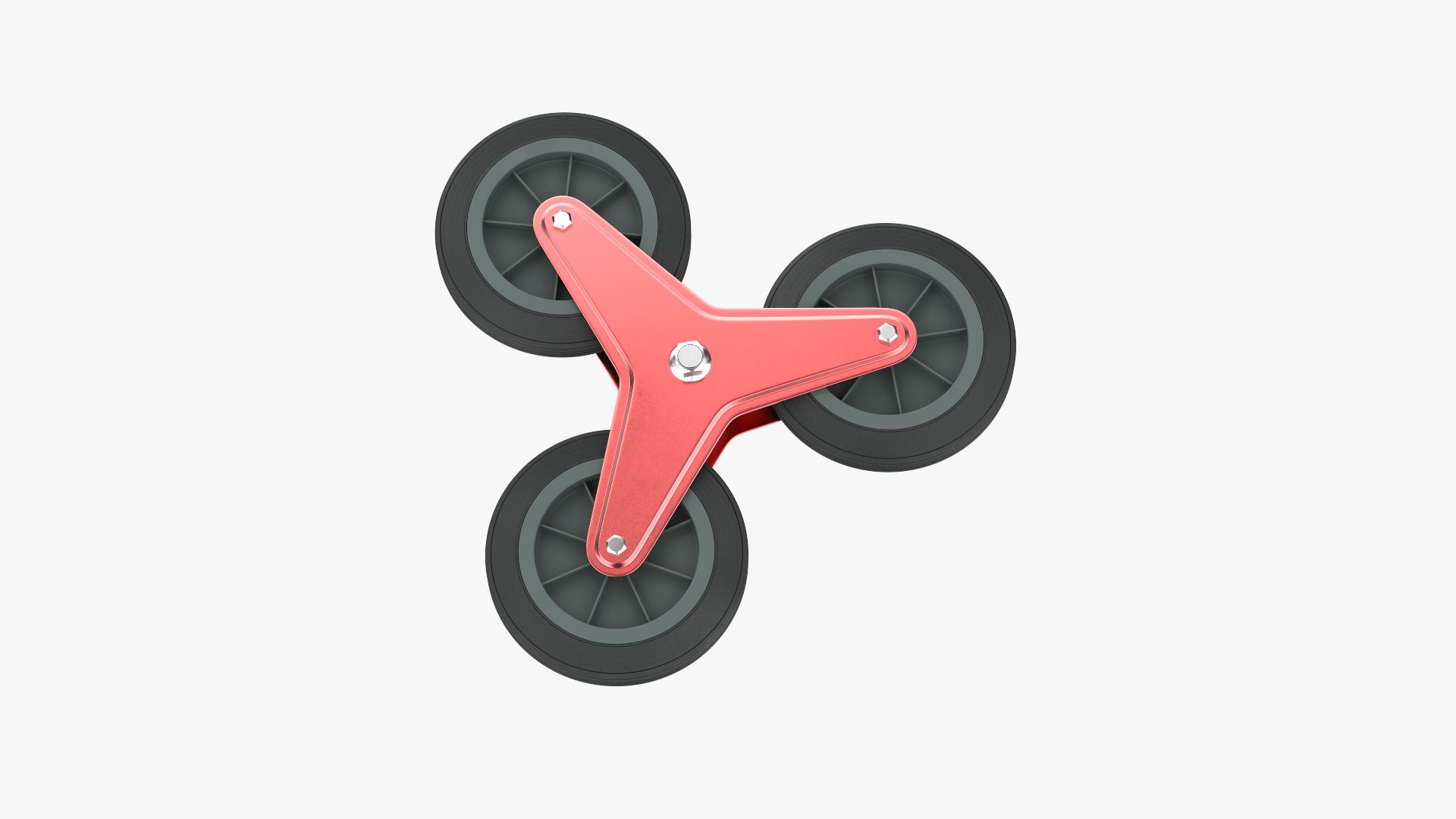 Triple Wheels Star 3D - TurboSquid 2073870