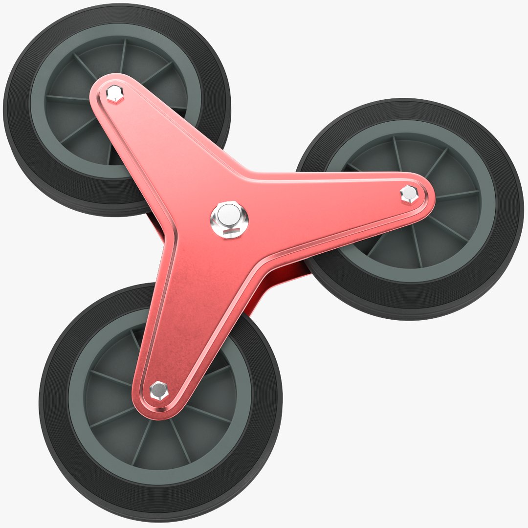 Triple Wheels Star 3D - TurboSquid 2073870