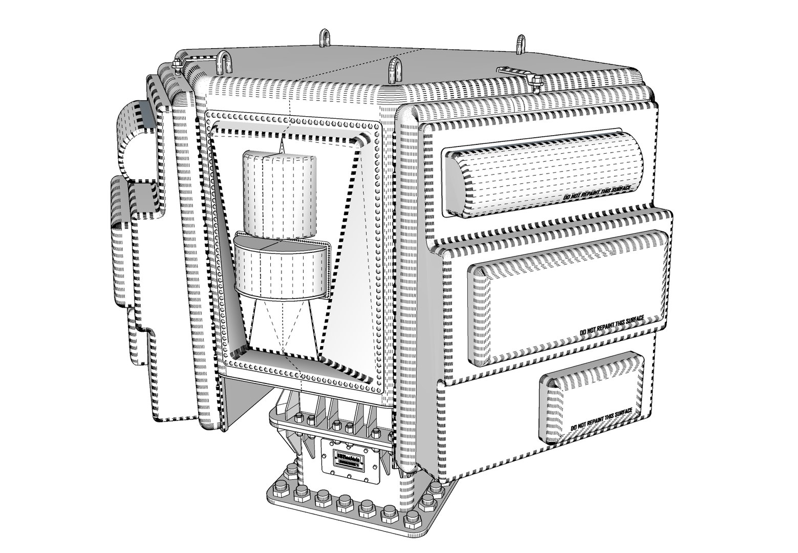3D Slq-32 Electronic Warfare Suite - TurboSquid 1455542