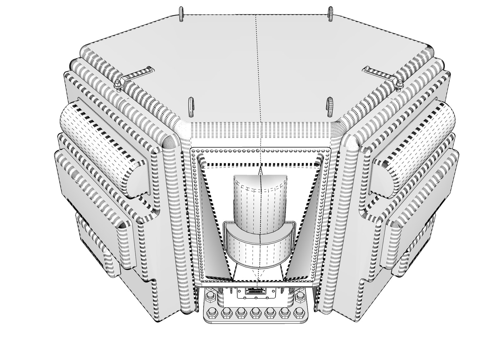 3D Slq-32 Electronic Warfare Suite - TurboSquid 1455542
