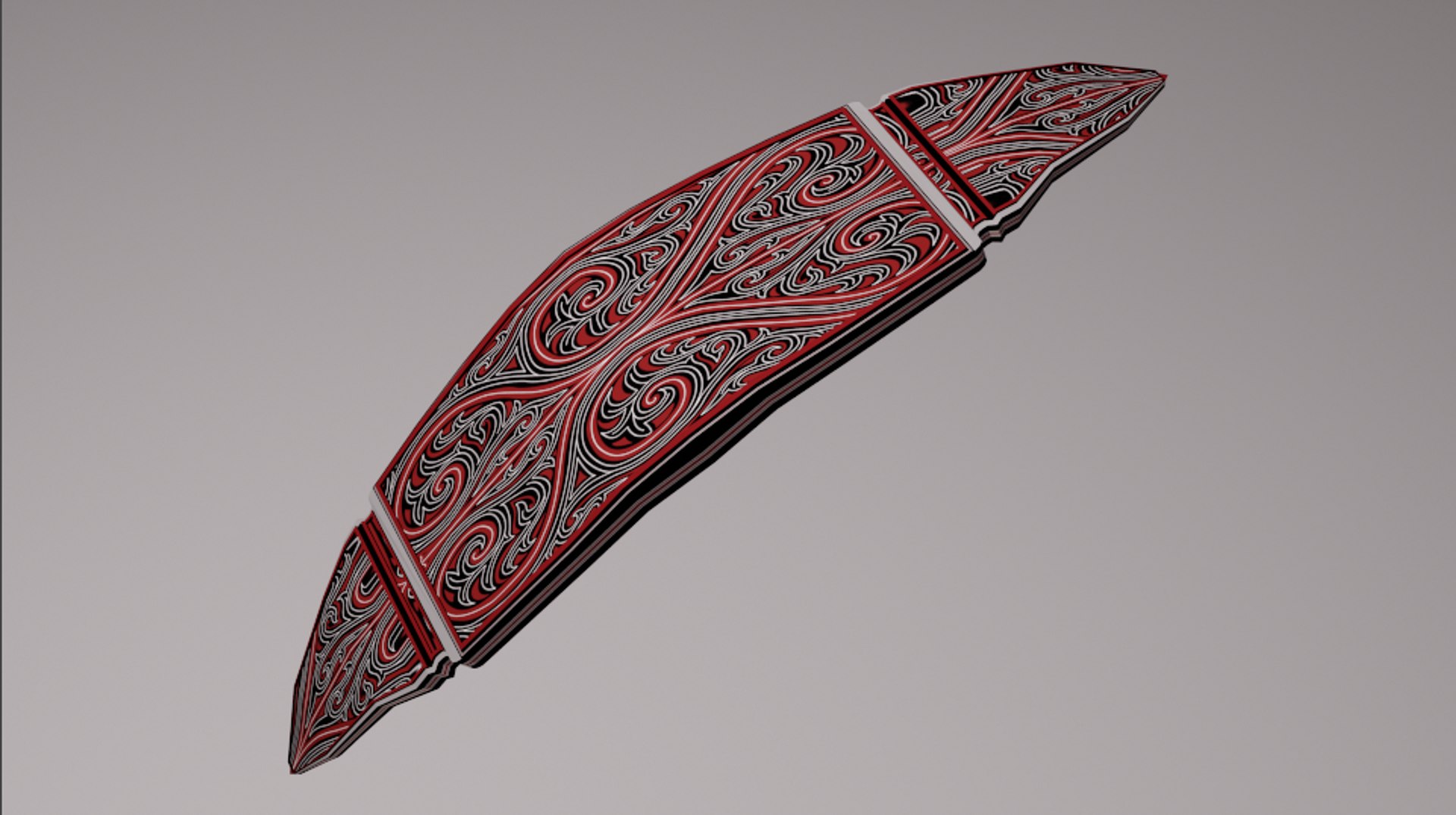 3D shield indonesian traditional gorga model - TurboSquid 1597811