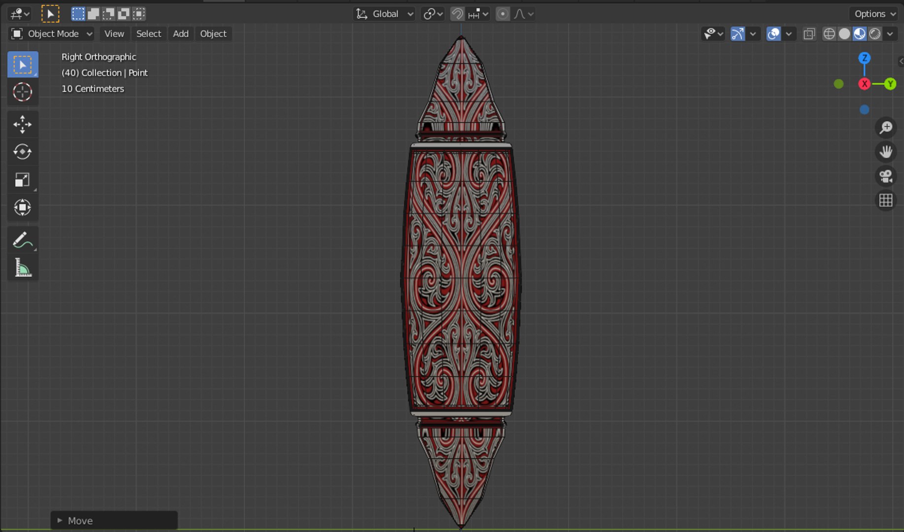 3D shield indonesian traditional gorga model - TurboSquid 1597811