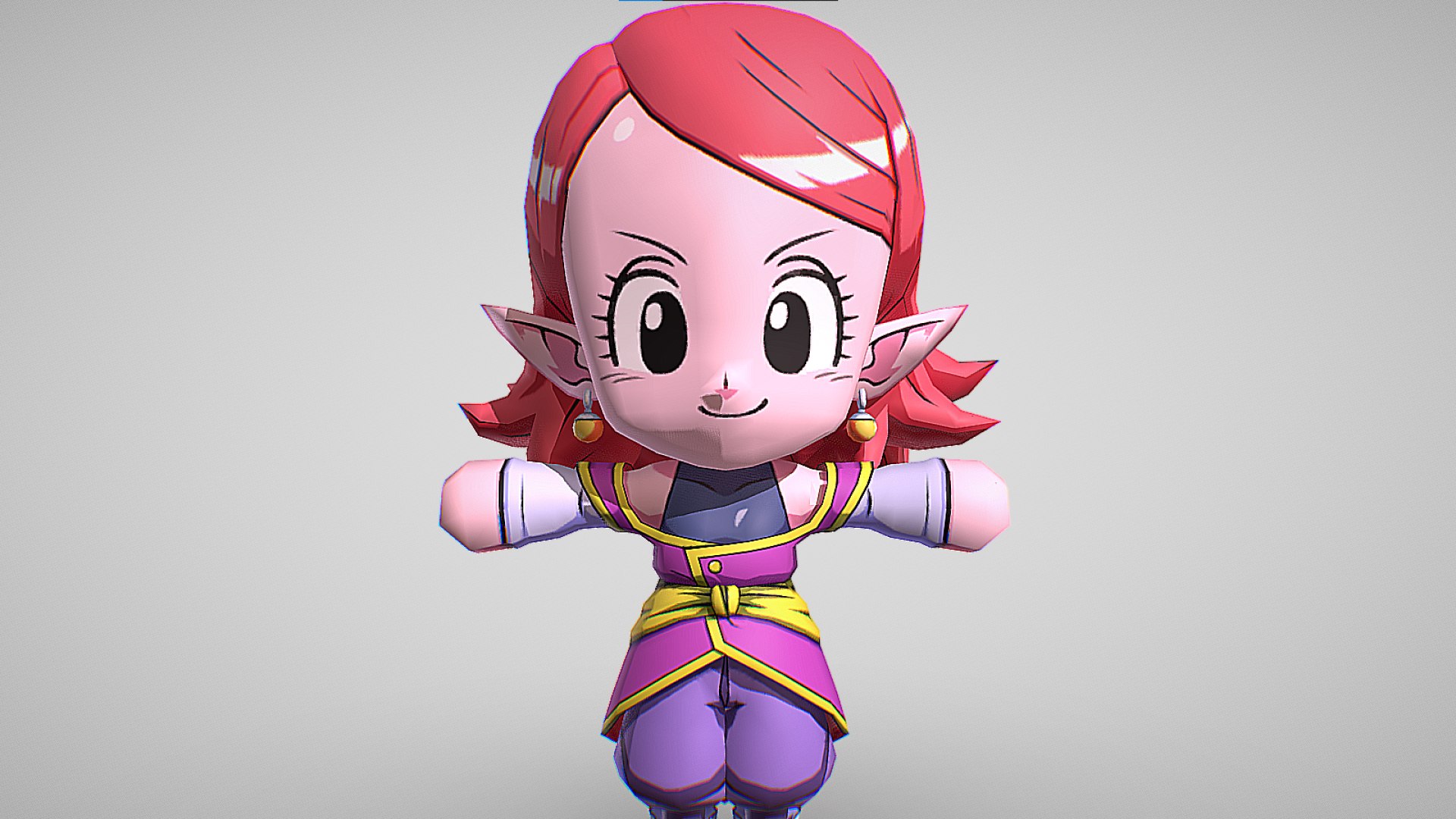 Chronoa - Supreme Kai Of Time -Dragon Ball - Fighter Z 3D - TurboSquid ...