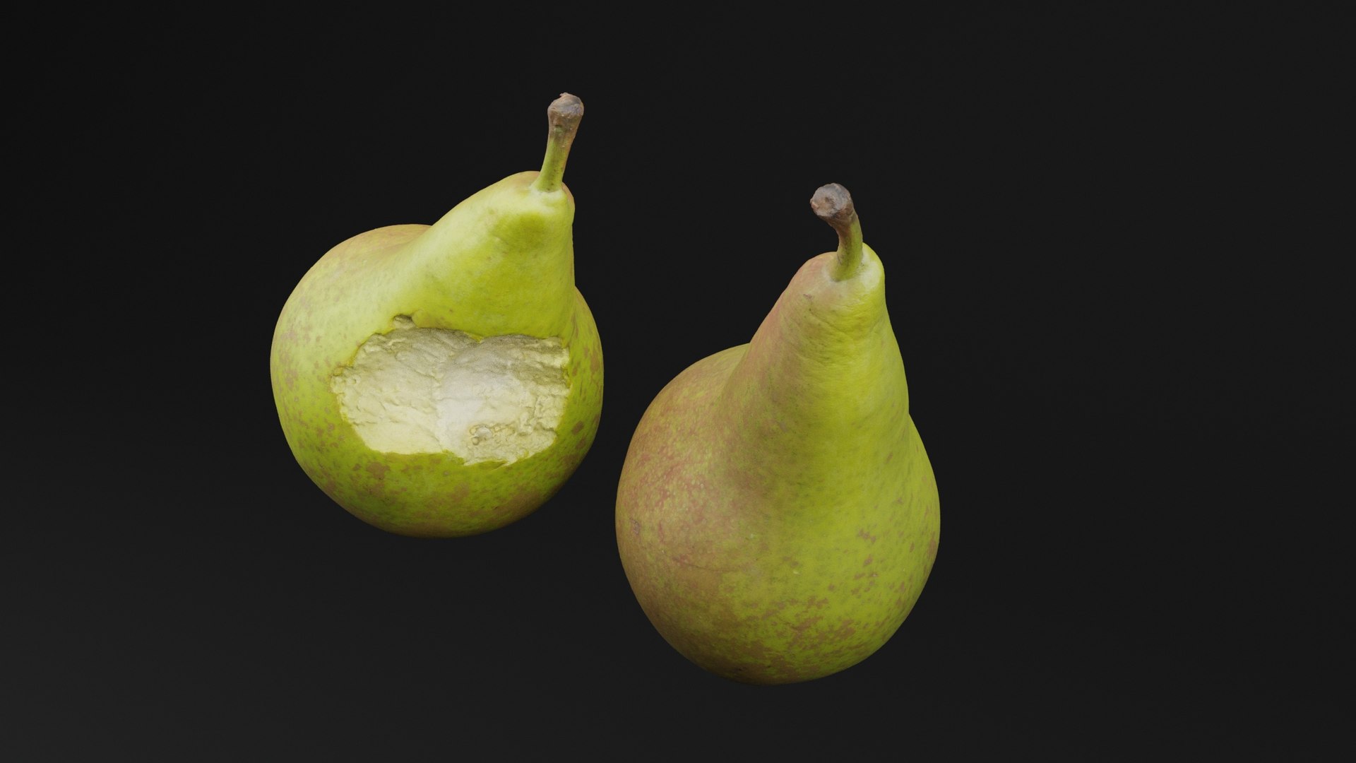 Green Pear Model - TurboSquid 2457821