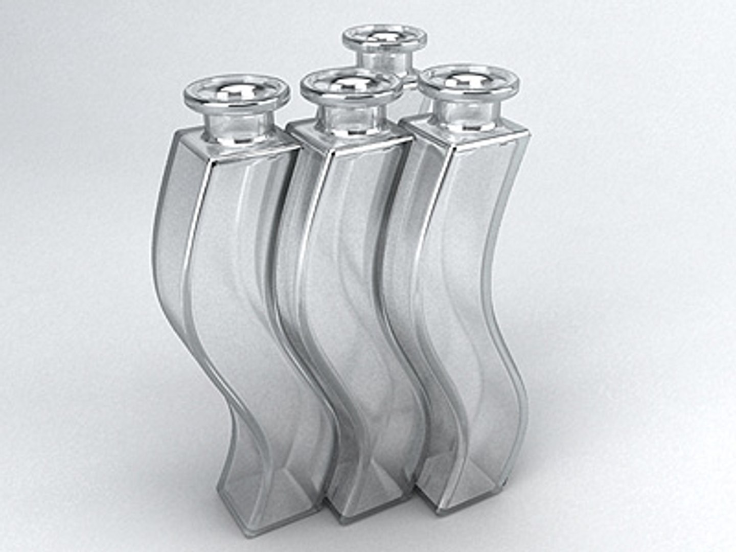 3d model fit glass decor