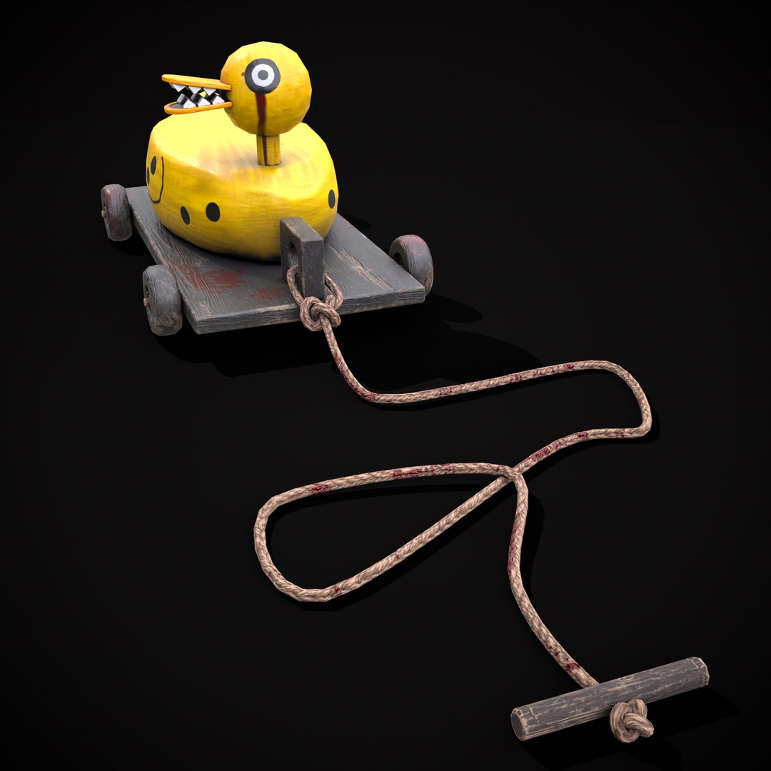 Haunting Duck Pull Along 3D Model - TurboSquid 2239862