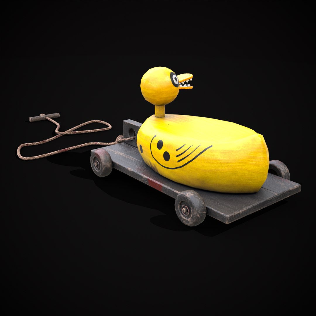 Haunting Duck Pull Along 3D Model - TurboSquid 2239862