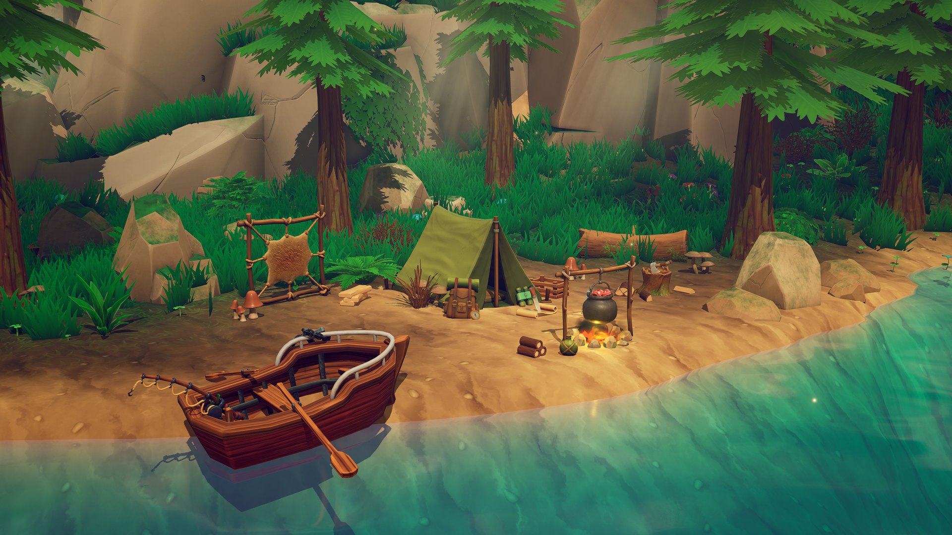 EMBERLIGHT - Stylized Camp Pack - Unreal And Unity Assets 3D Model ...