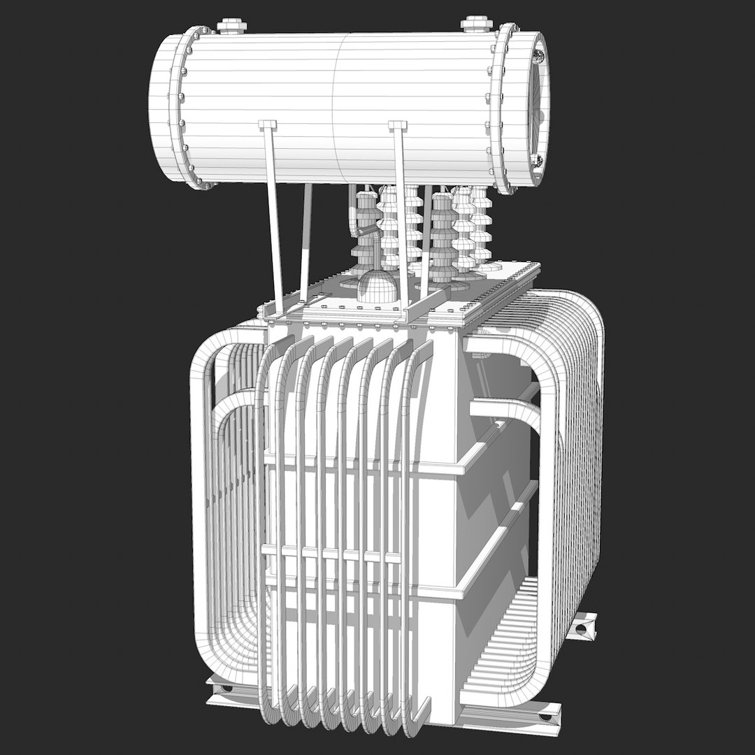 Electrical Transformer 3d 3ds