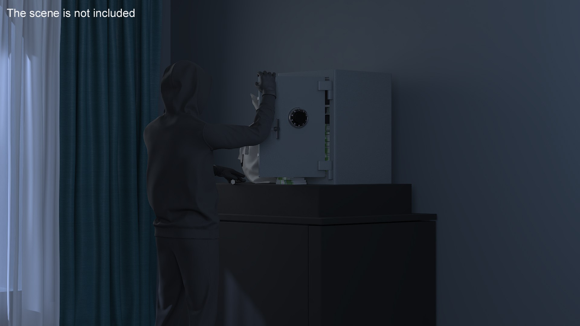 3D Thief Robbing Safe Model - TurboSquid 2341206