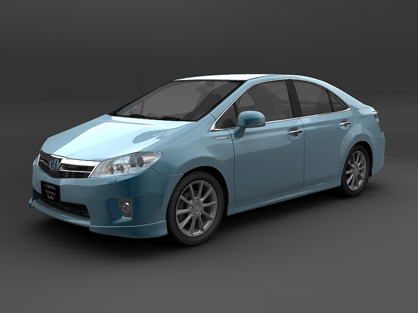 3d model of toyota sai hybrid