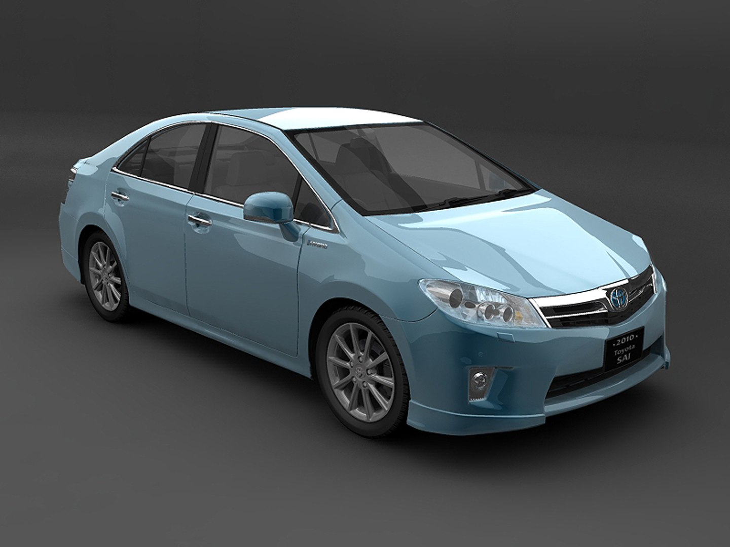3d model of toyota sai hybrid
