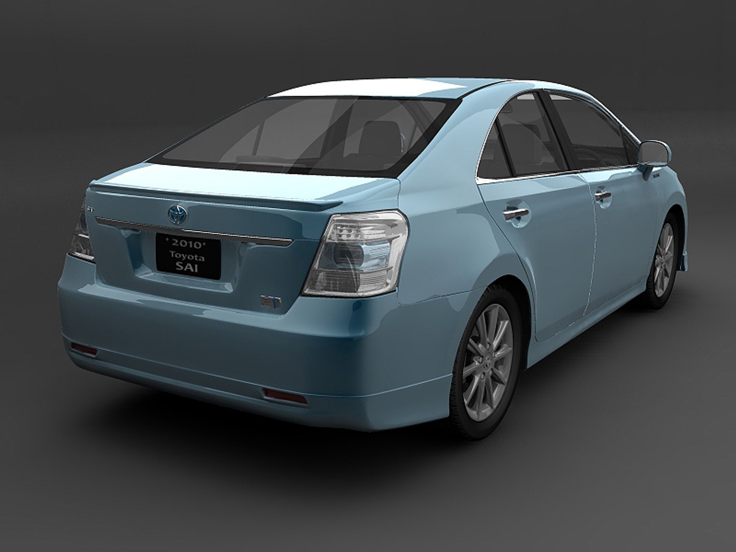 3d model of toyota sai hybrid