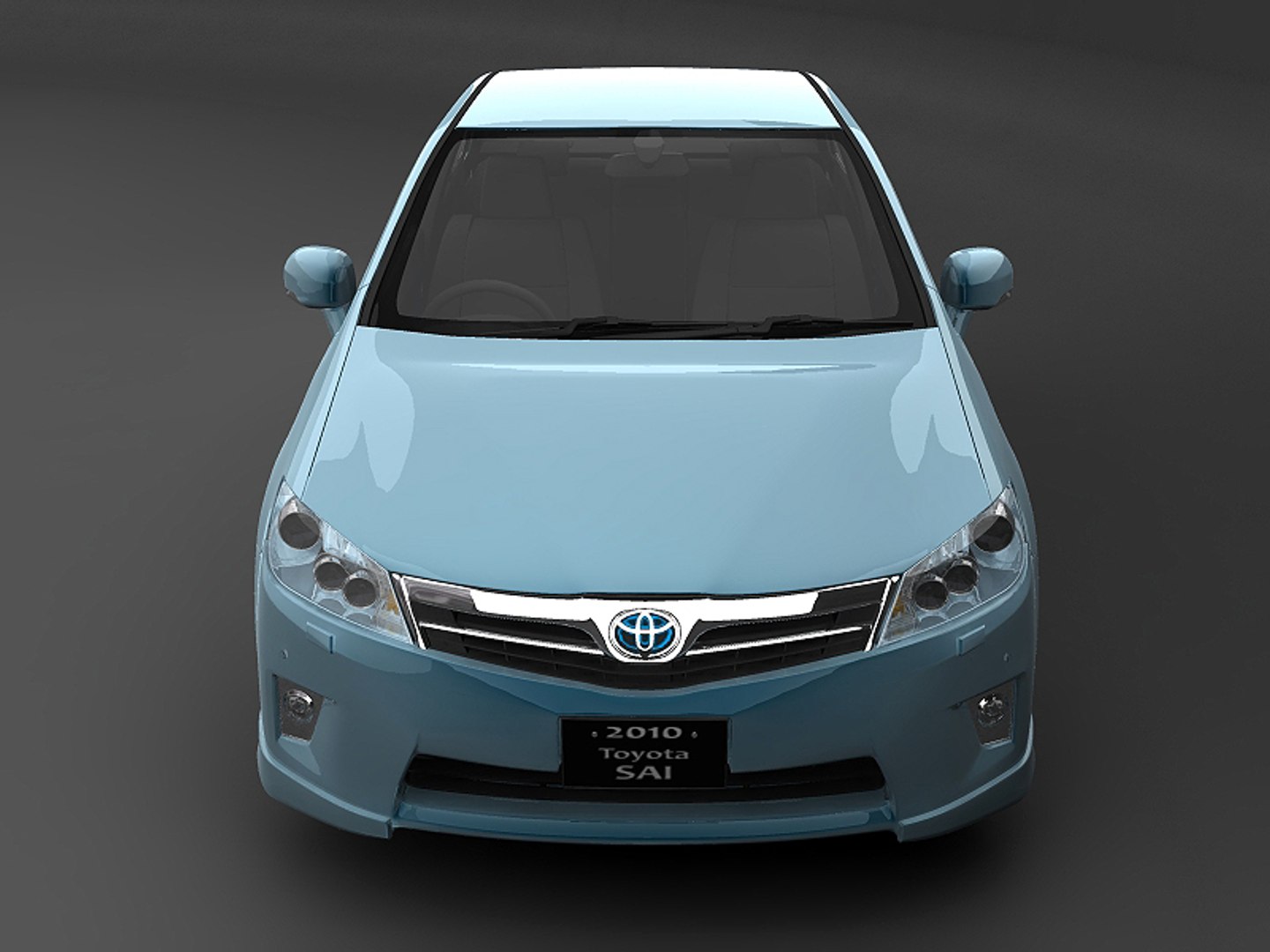 3d model of toyota sai hybrid