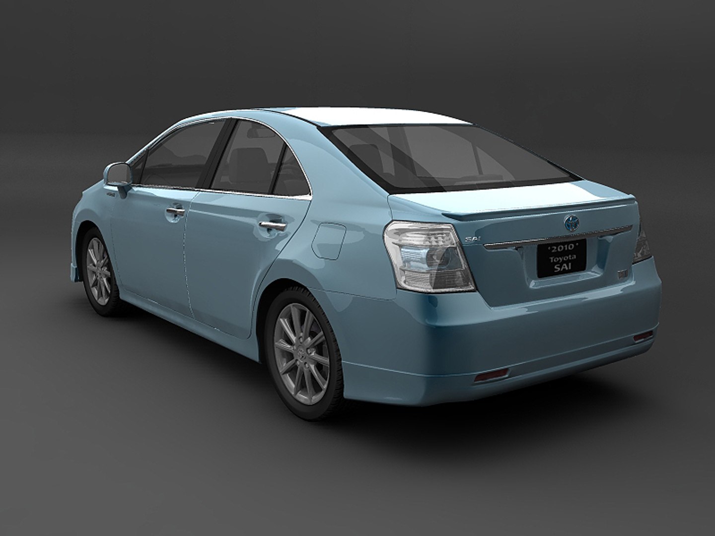 3d model of toyota sai hybrid