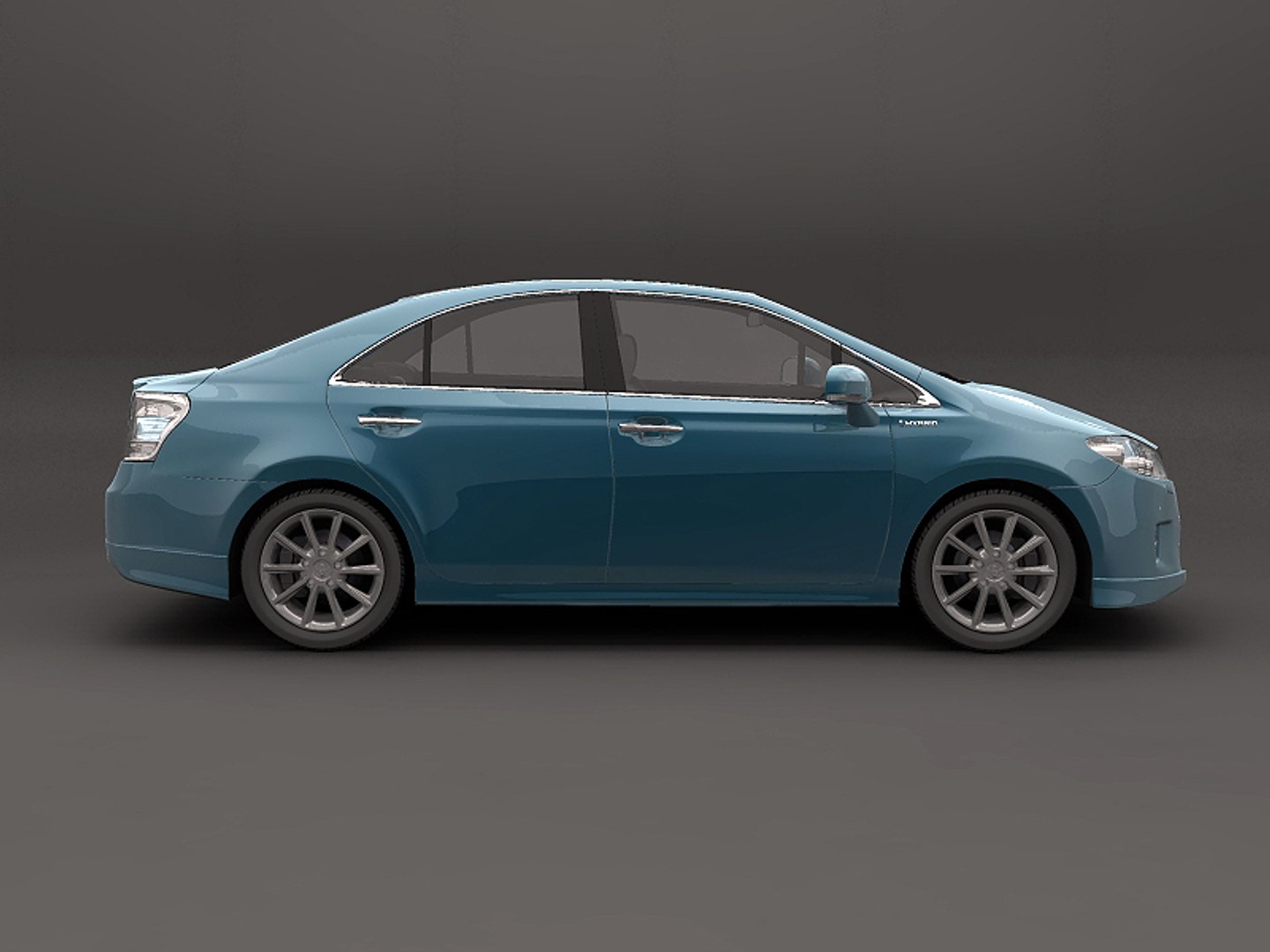 3d model of toyota sai hybrid