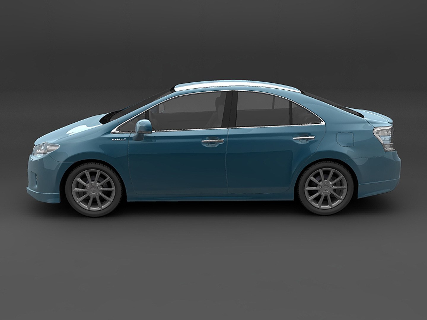 3d model of toyota sai hybrid