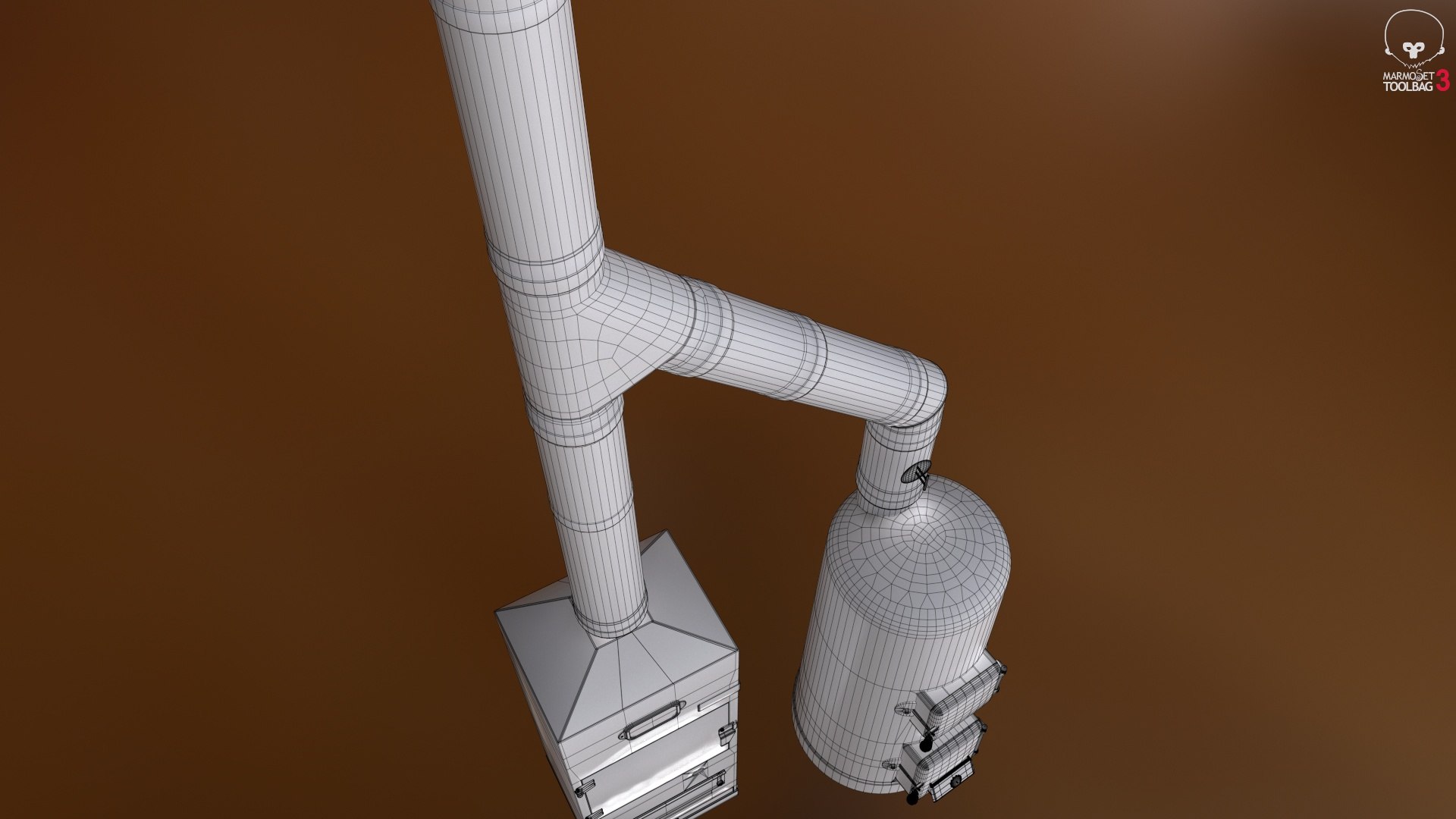 Papal Conclave Stoves With Chimney PBR 3D Model - TurboSquid 2435861