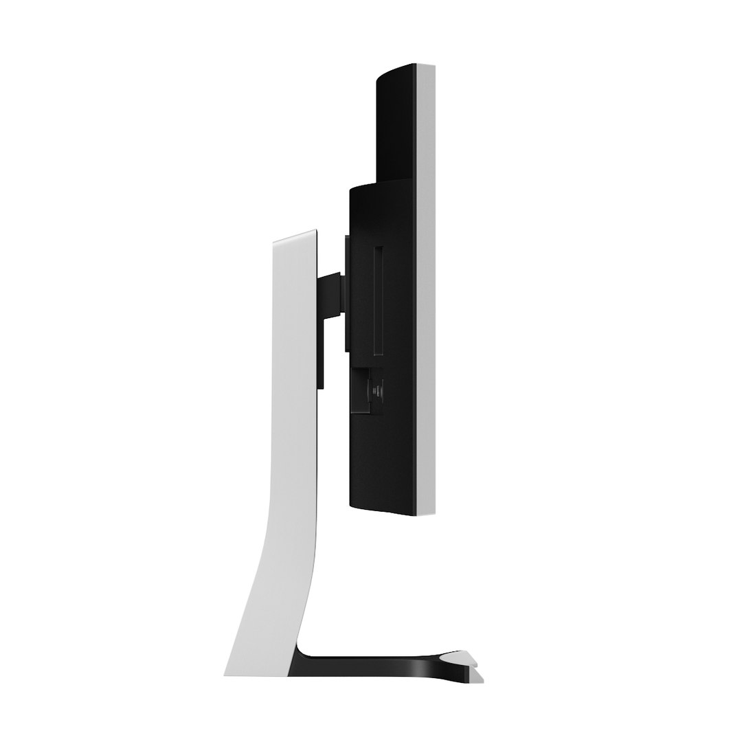 3d model of panoramic computer monitor