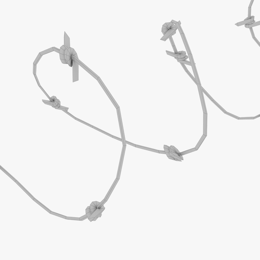 Barbed Wire 3D Model - TurboSquid 1262228