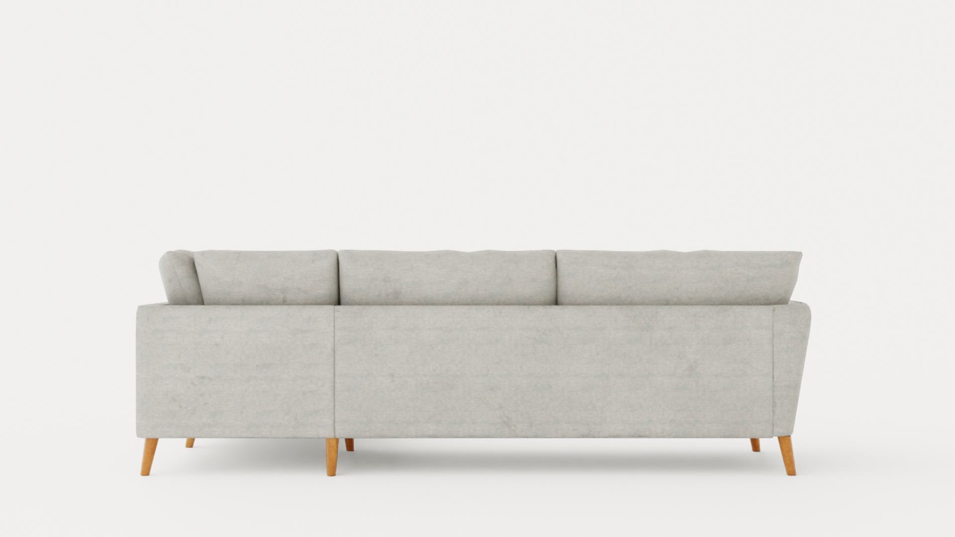 Trend Sofa 3 Seater With Chaise Lounge Right Light Gray Model ...