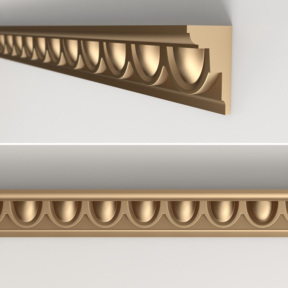 3d model of decorative molding