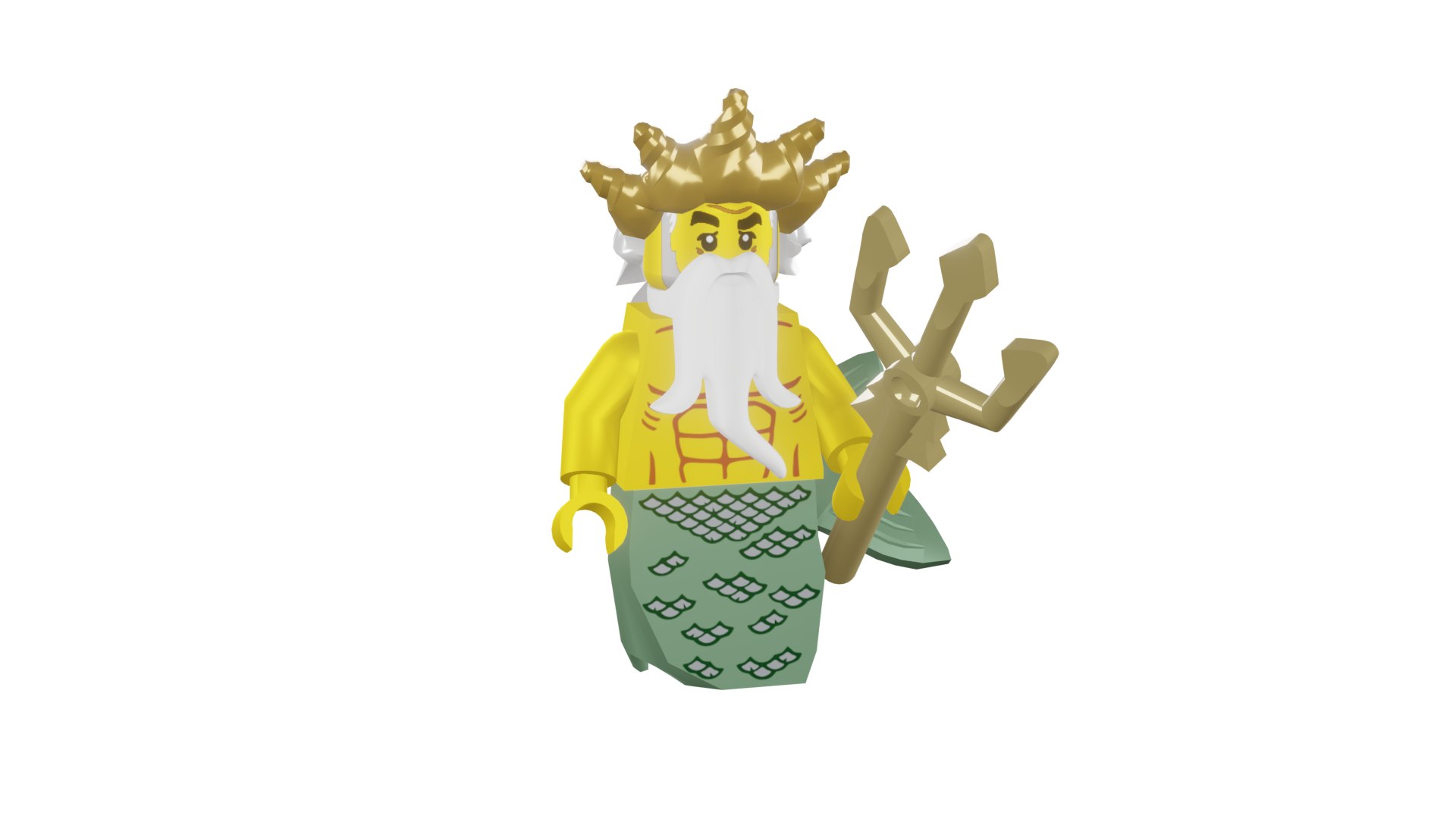 Lego Minifig - 8831-5 Ocean King 3D - TurboSquid 2393184
