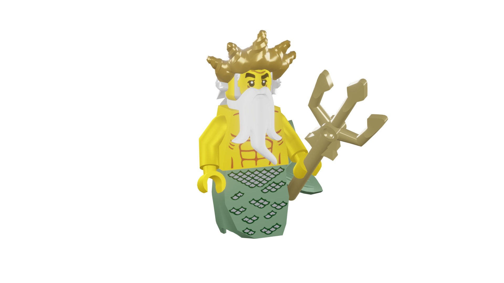 Lego Minifig - 8831-5 Ocean King 3D - TurboSquid 2393184