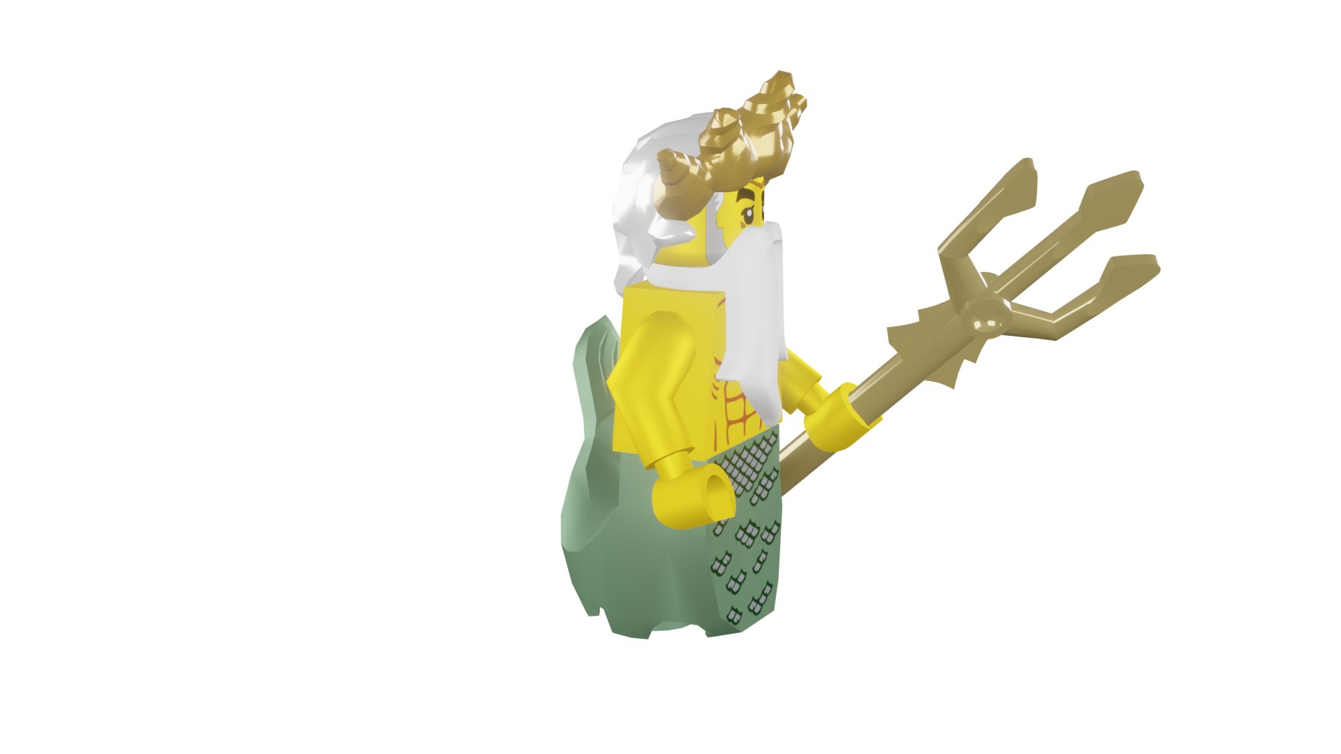 Lego Minifig - 8831-5 Ocean King 3D - TurboSquid 2393184