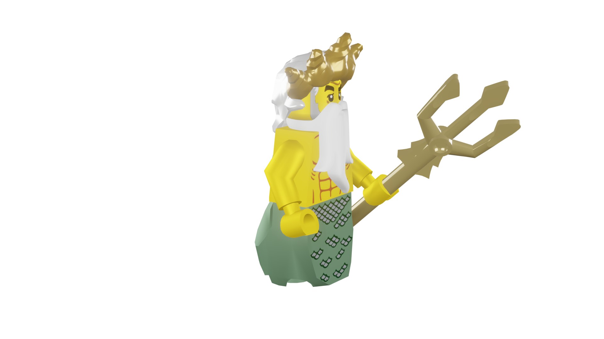 Lego Minifig - 8831-5 Ocean King 3D - TurboSquid 2393184