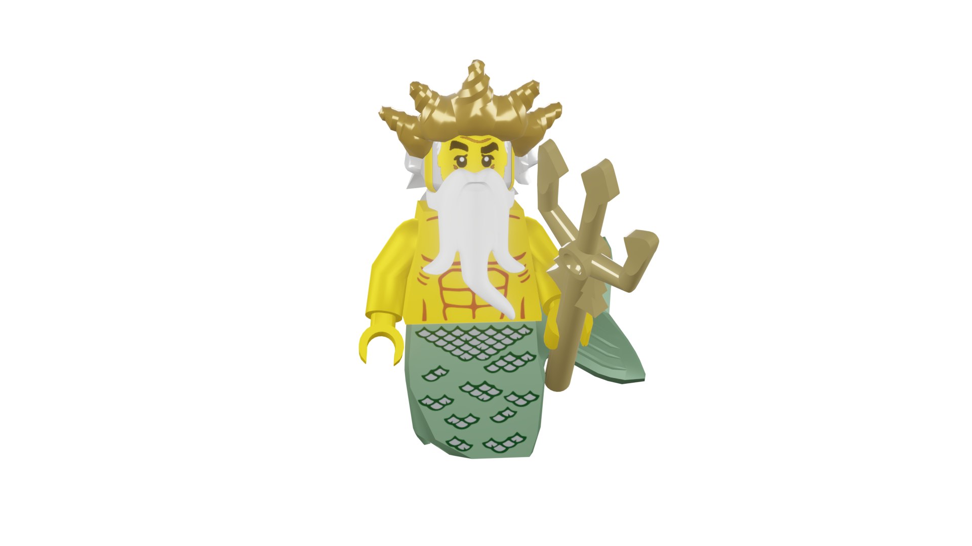 Lego Minifig - 8831-5 Ocean King 3D - TurboSquid 2393184