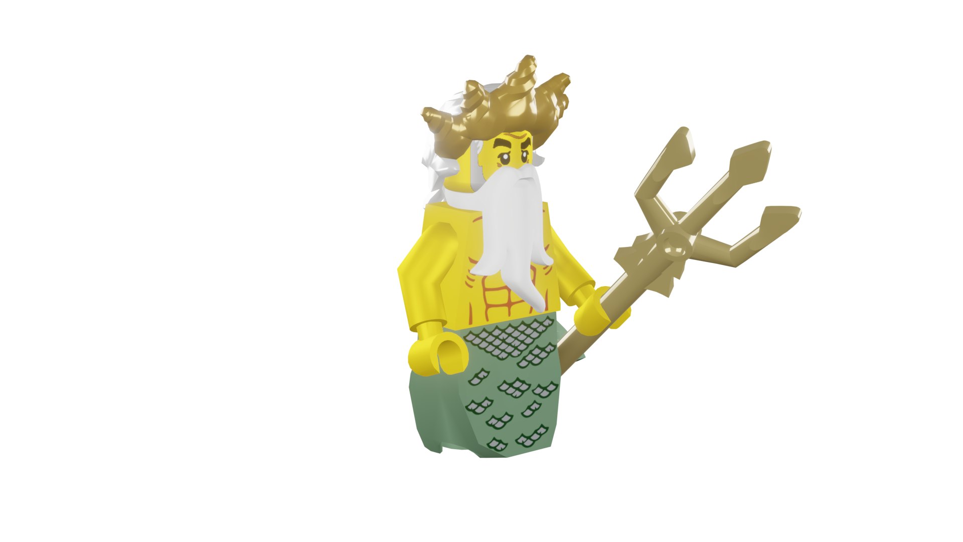 Lego Minifig - 8831-5 Ocean King 3D - TurboSquid 2393184