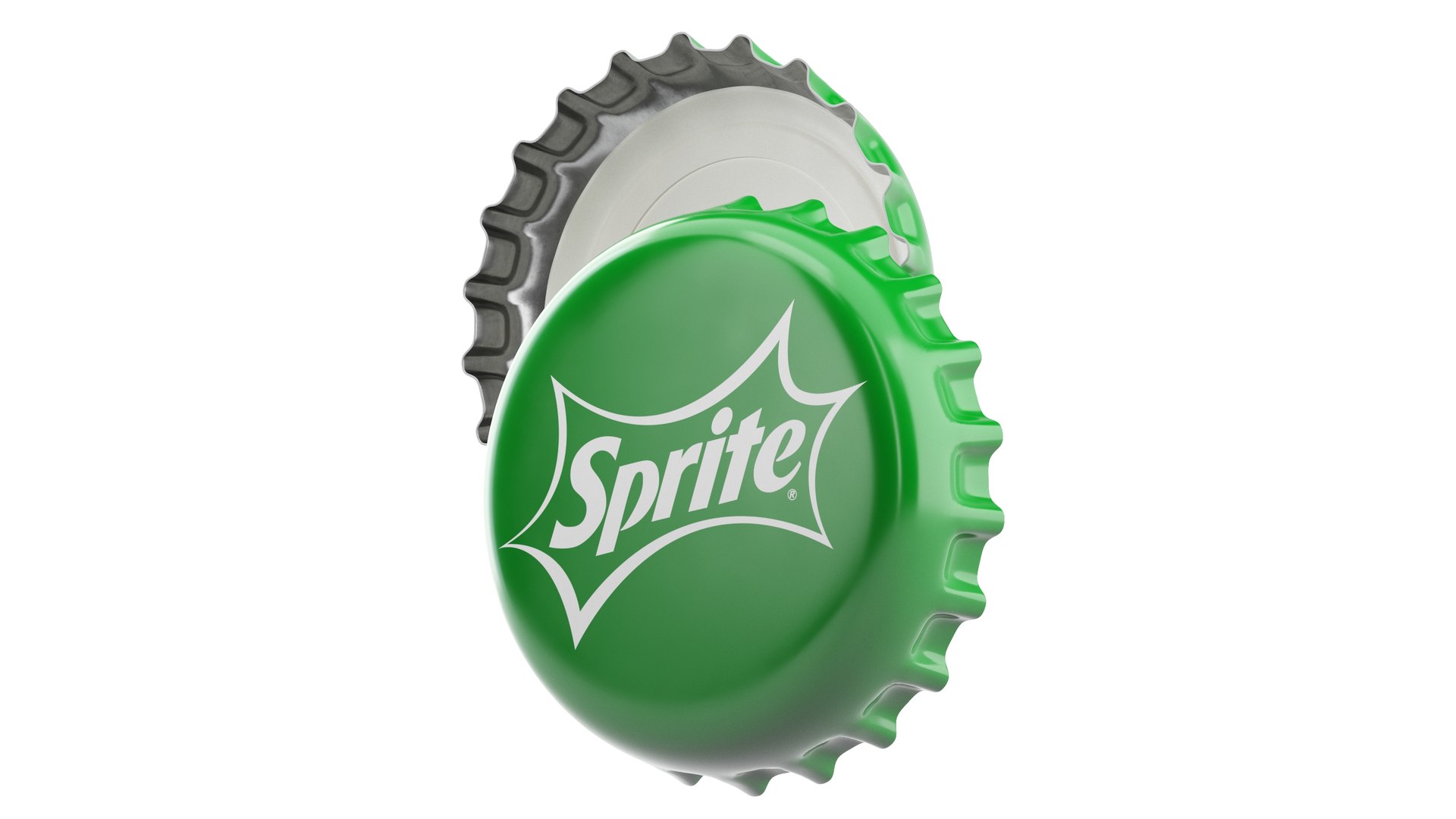 Sprite Bottle Cap 3D Model - TurboSquid 2196296