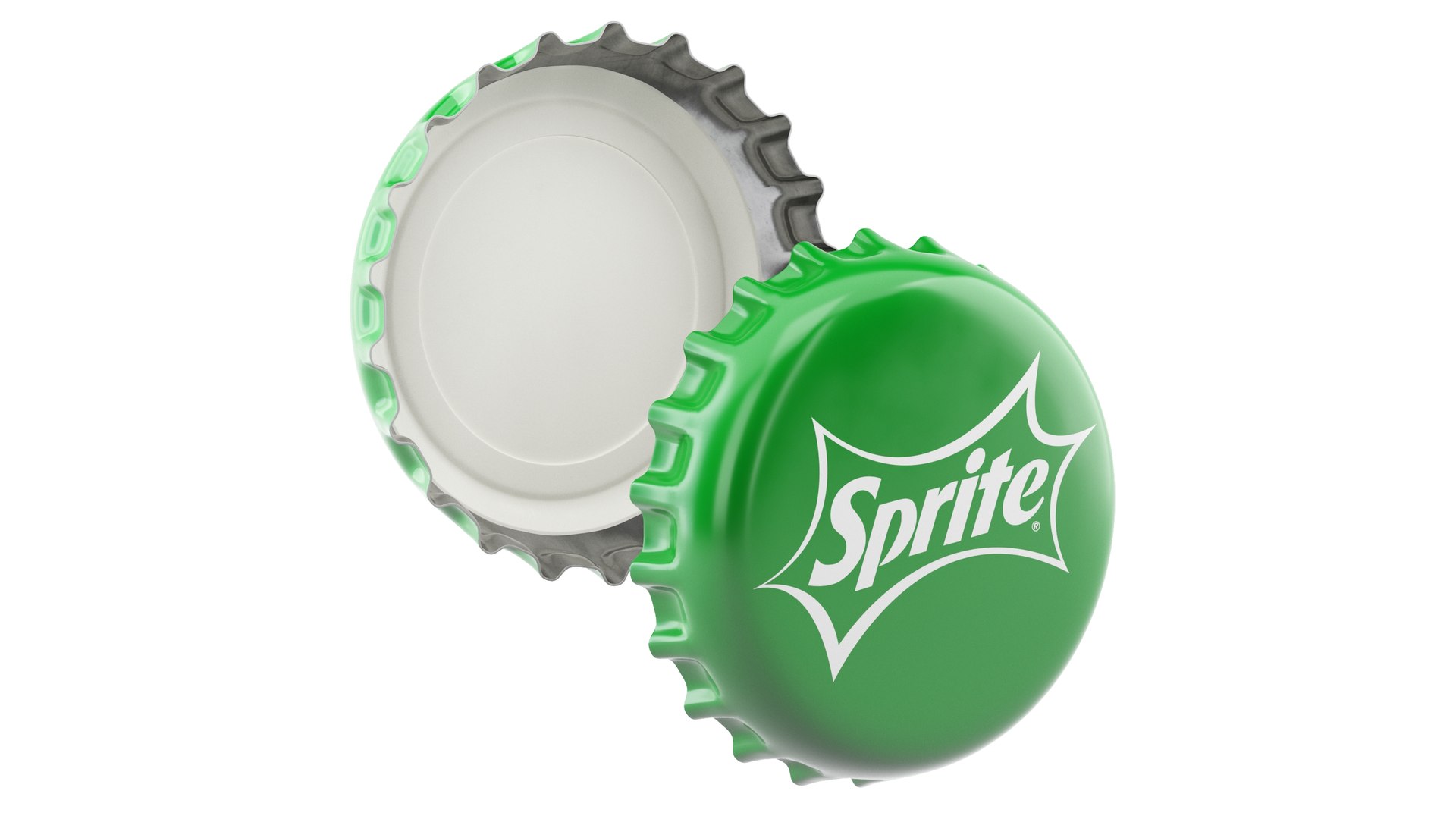 Sprite Bottle Cap 3D Model - TurboSquid 2196296