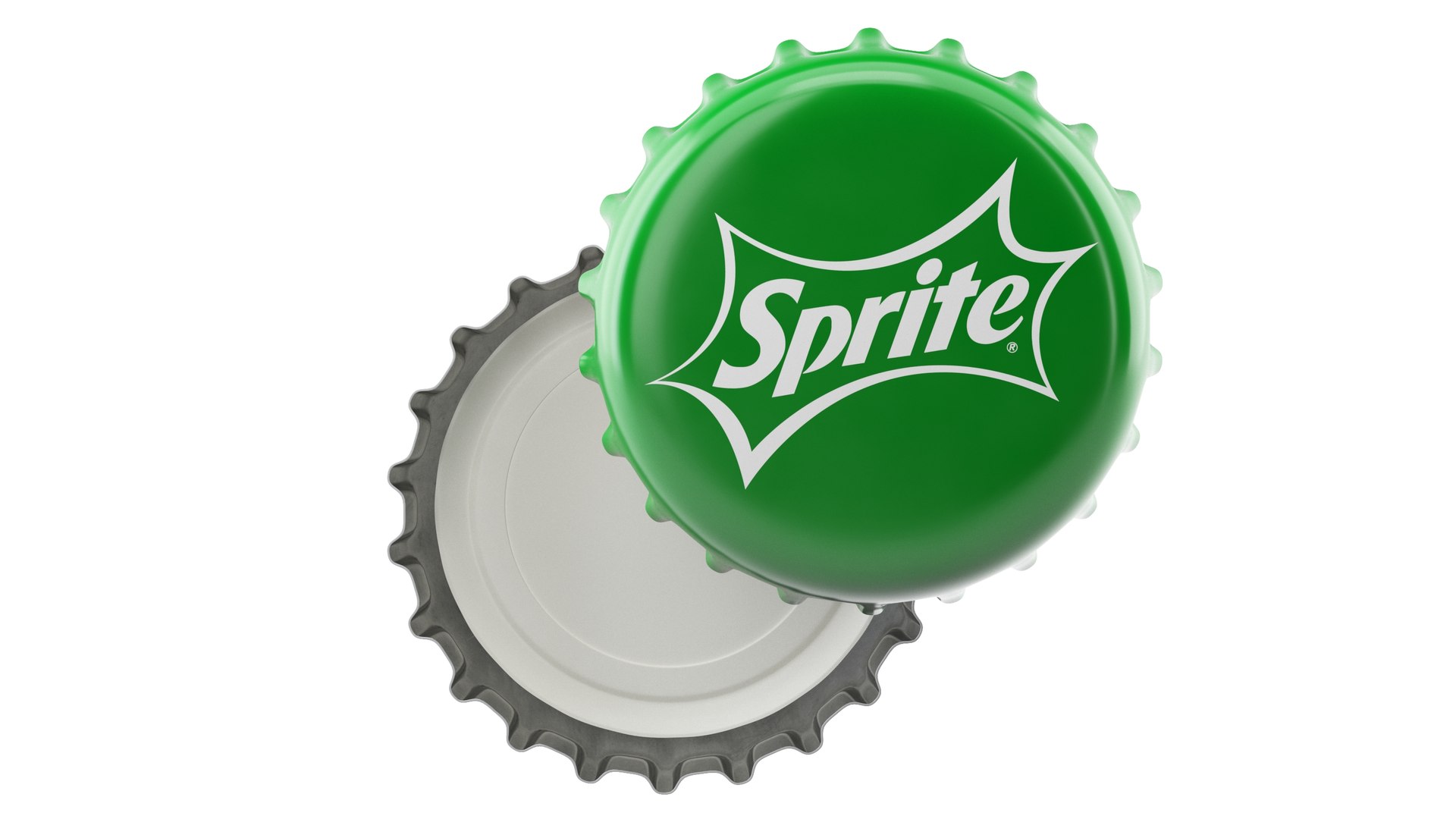 Sprite Bottle Cap 3D Model - TurboSquid 2196296