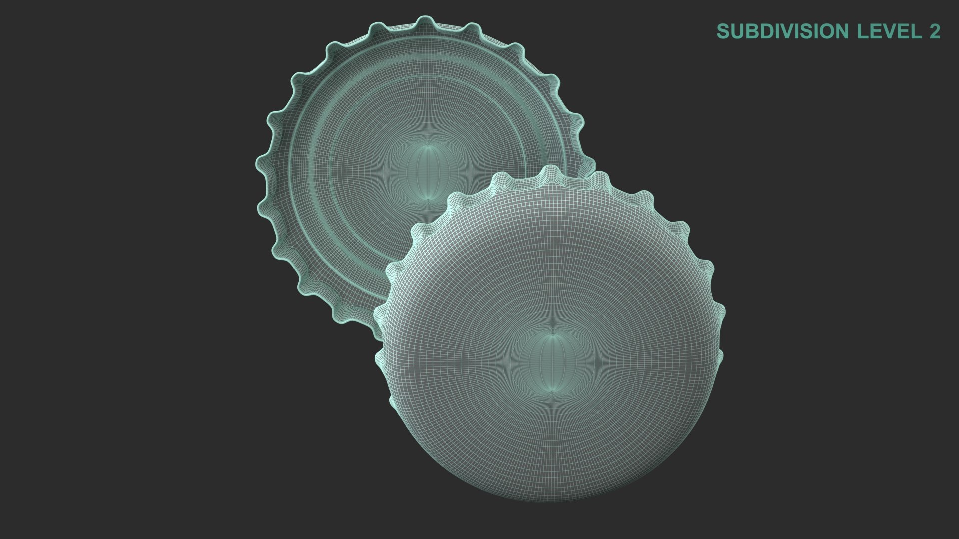 Sprite Bottle Cap 3D Model - TurboSquid 2196296